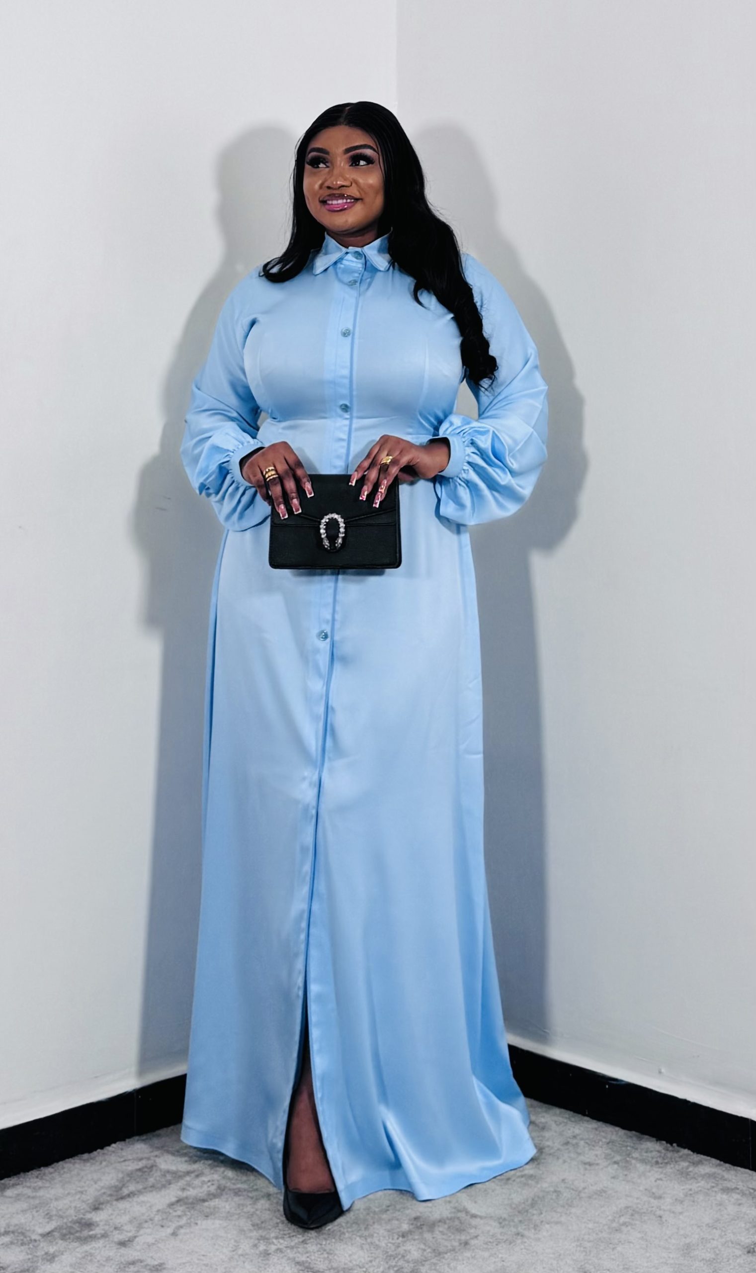 ADORA GOWN (BLUE) » Zalong By Didi